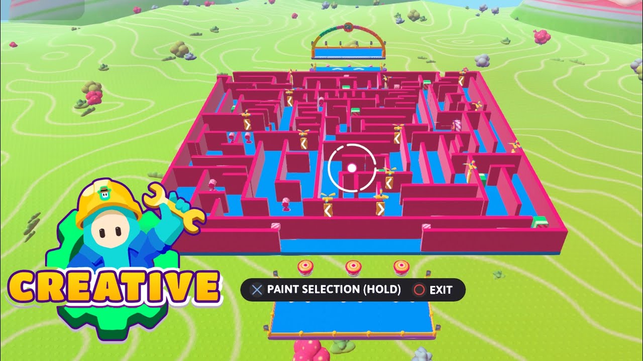 Fall Guys Creative Map - Maniac Maze [0043-2835-2967] - YouTube
