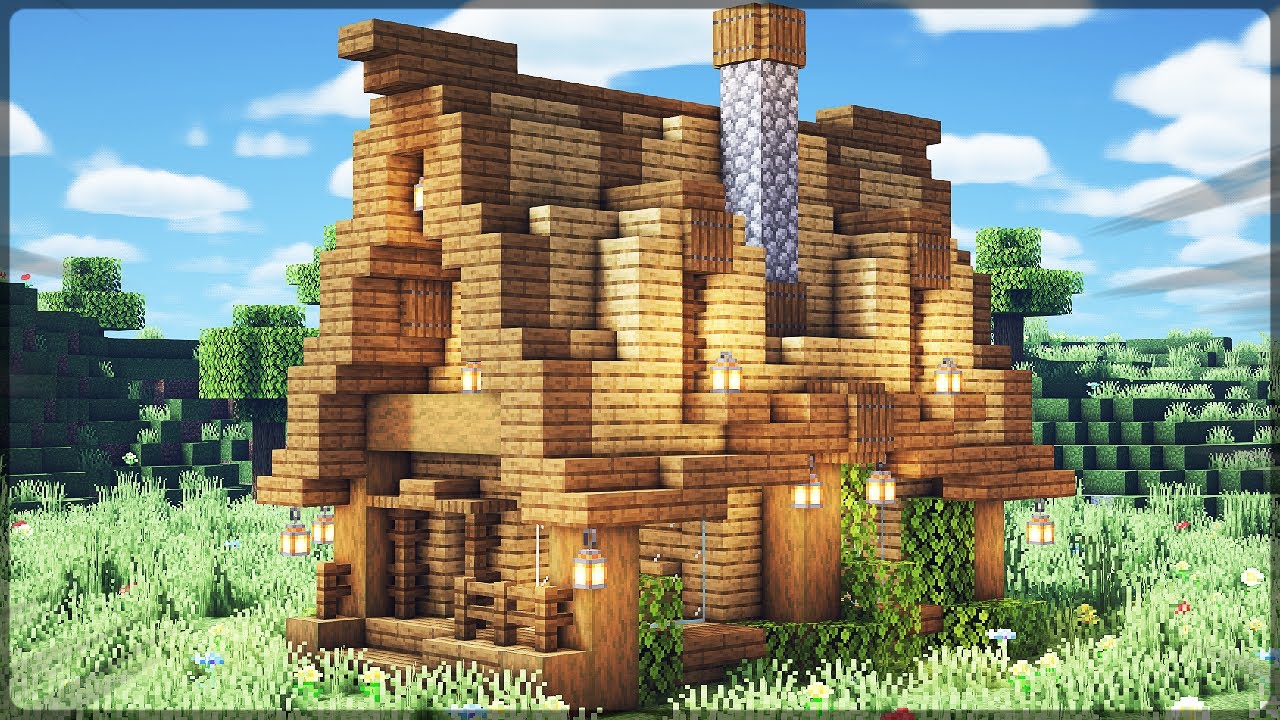 Starter Wooden Base - Minecraft Tutorial 1.18 #171 - YouTube