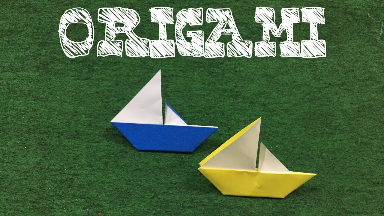 KREATIF‼️ Cara Membuat Perahu Dari Kertas Origami - YouTube