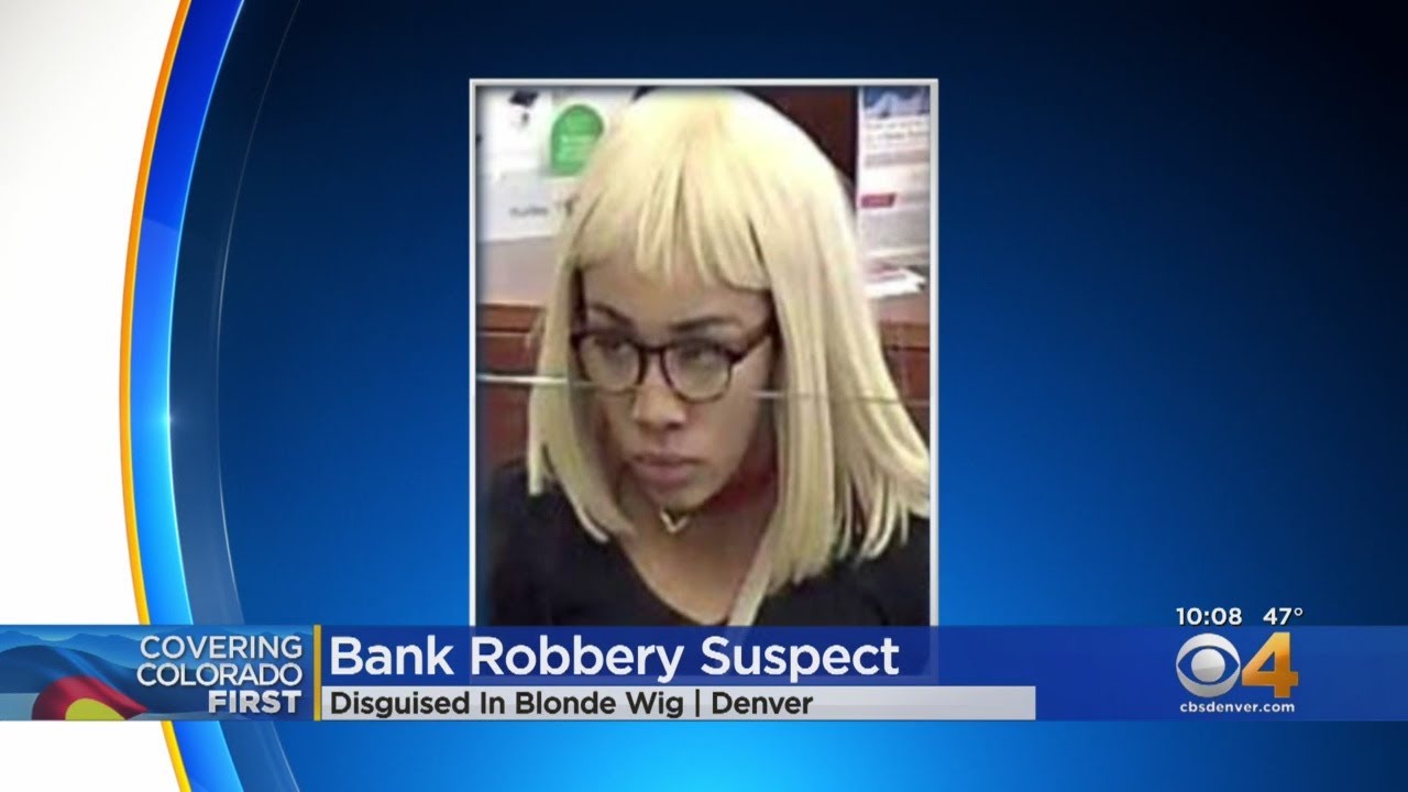 Police Search For Bank Robber Seen Wearing Blonde Wig - YouTube