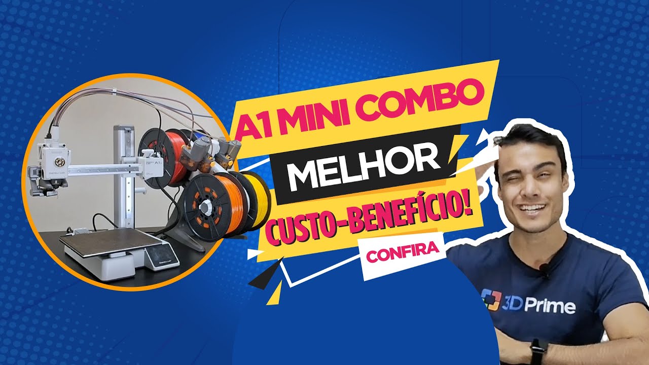 TUDO SOBRE A A1 MINI COMBO! Testamos uma das melhores impressoras 3D de ...