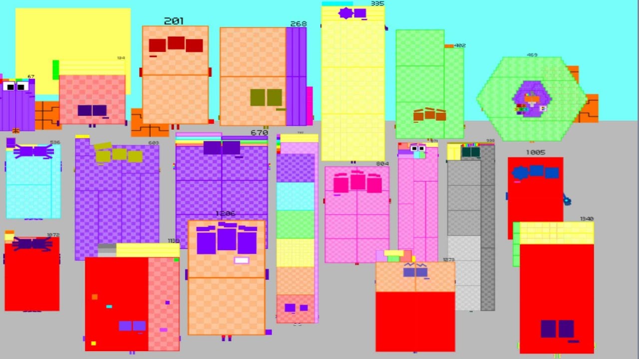 Numberblocks Band Retron 67's 1-20 - YouTube