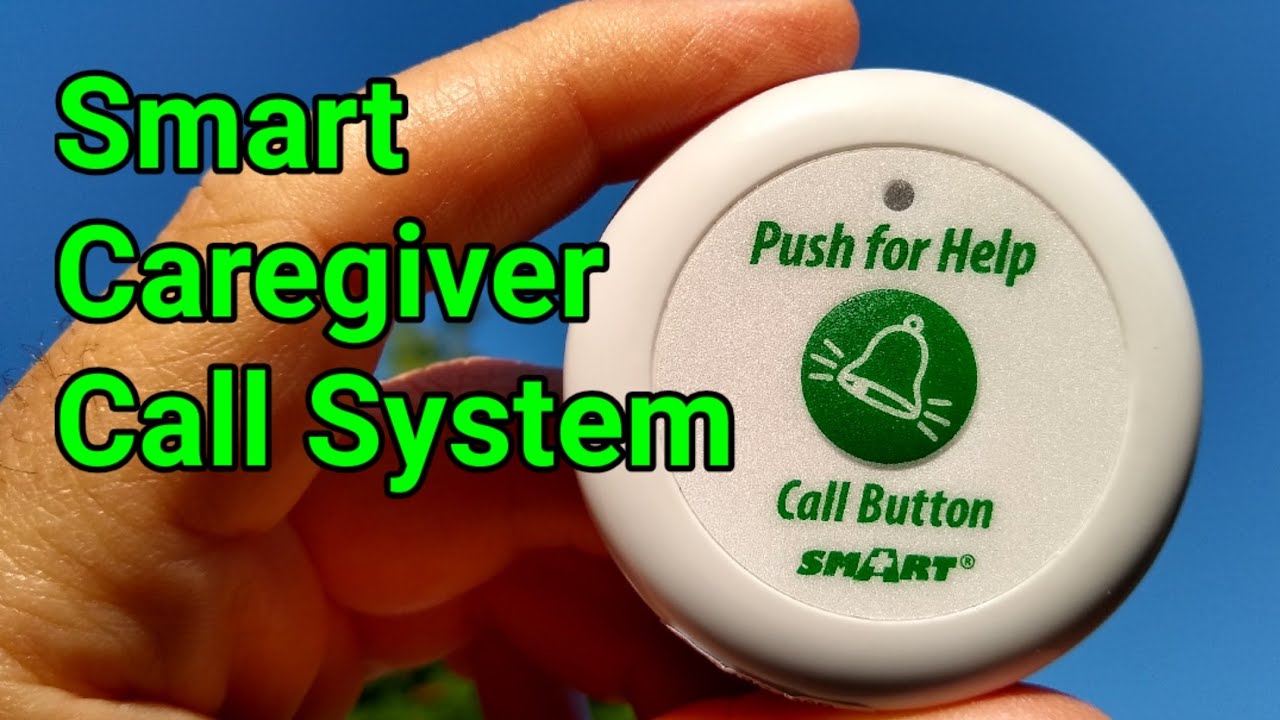 Smart Caregiver Two Call Buttons Wireless Caregiver Pager - YouTube