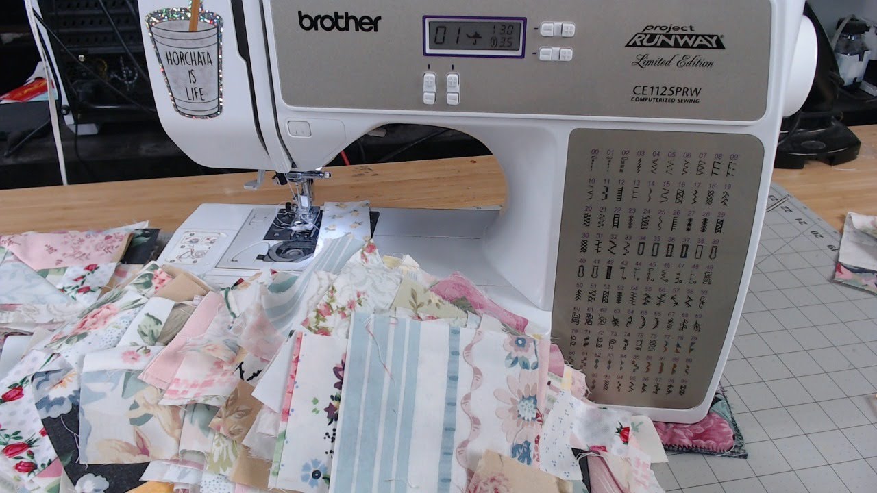 Sewing Fabric Patchwork Banners For My Craft Room- Part 1 - YouTube
