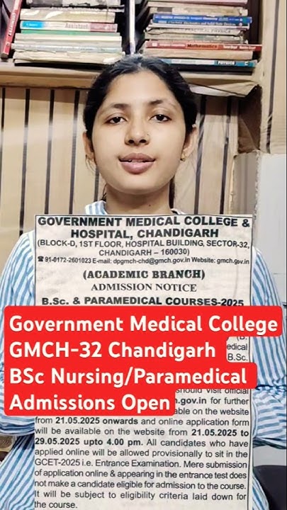 Goverment Medical College GMCH-32 Chandigarh BSc Nursing/Paramedical Admission Open | how crack ...