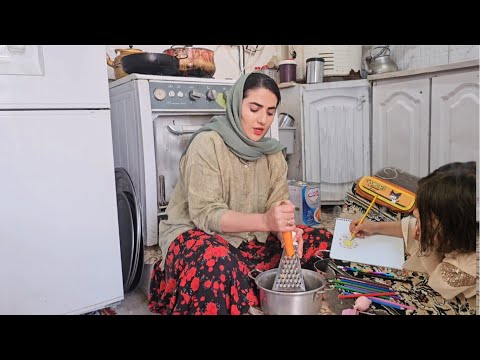 Recipe for delicious carrot rice (Havij Polo)