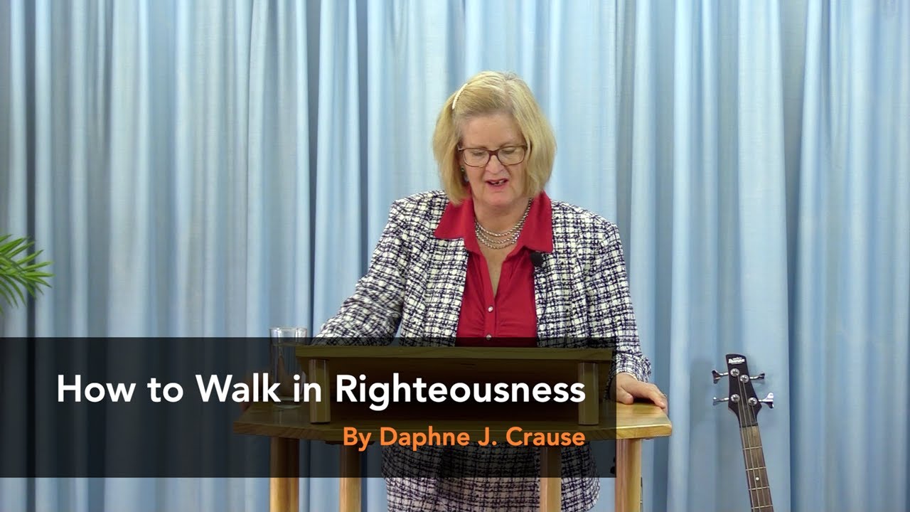 How to Walk in Righteousness - GBM Fellowship - YouTube