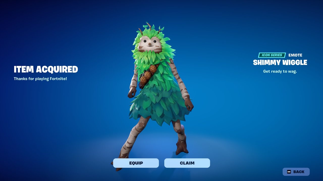 The Shimmy Wiggle emote is back AGAIN! (Fortnite item shop) - YouTube