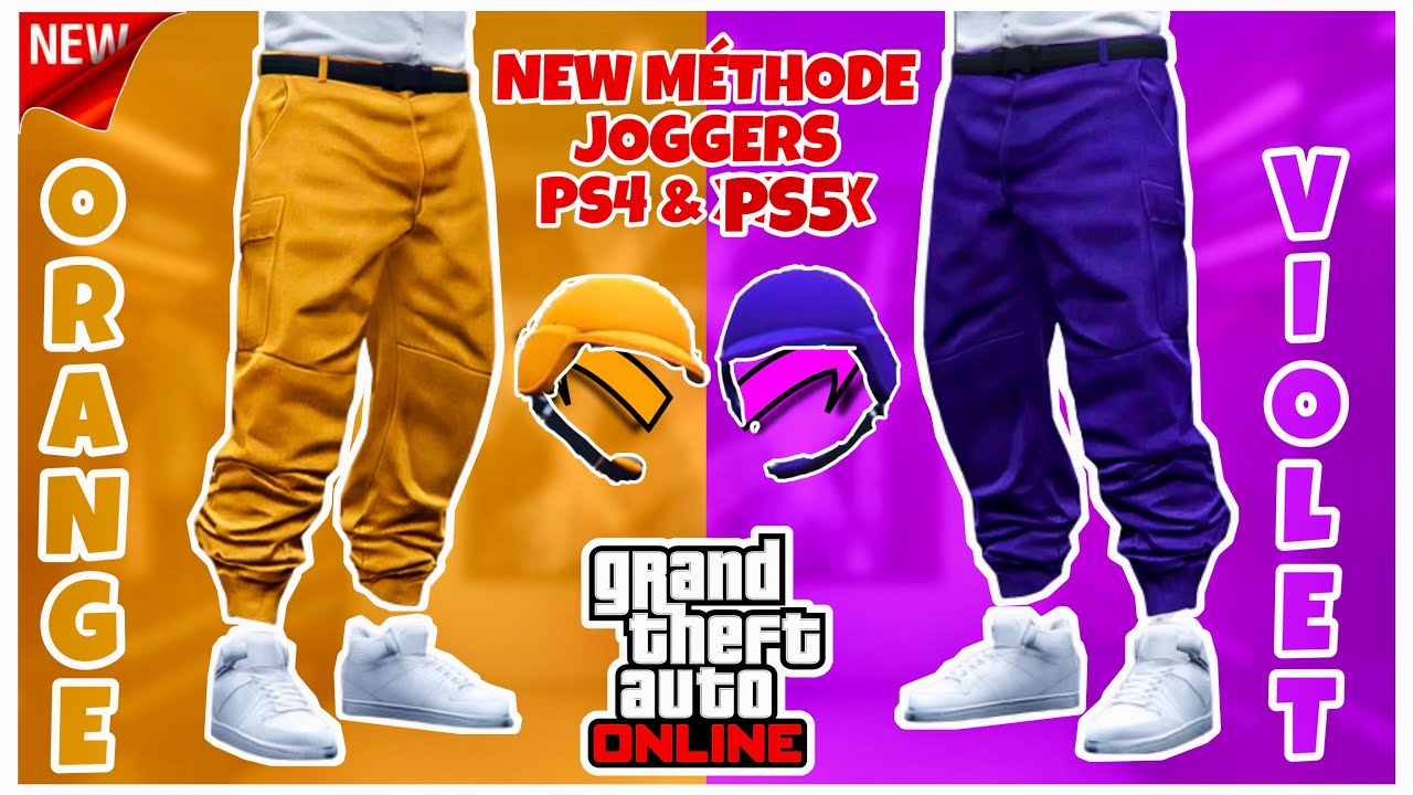 [NEW] AVOIR LES JOGGERS ORANGE ET VIOLET + CASQUE PAR BALLE FACILEMENT ...