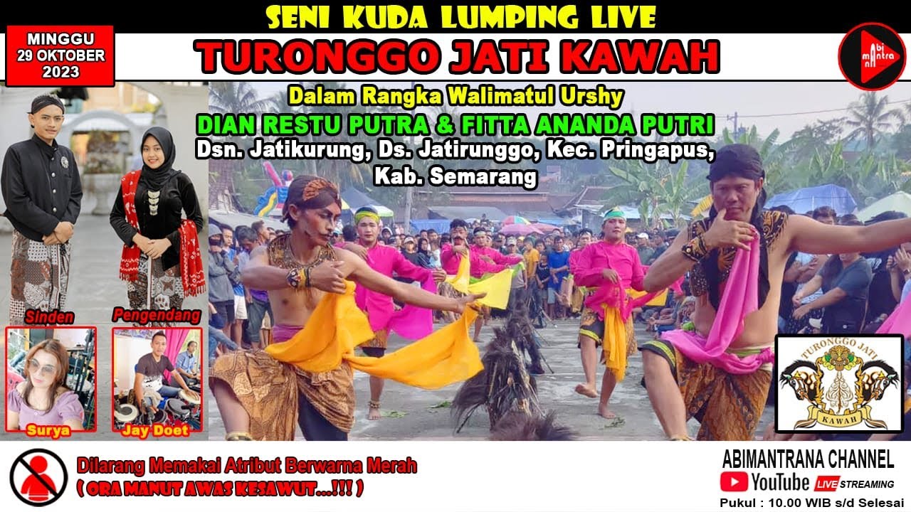 LIVE JARAN KEPANG TURONGGO JATI KAWAH DI DUSUN JATI KURUNG DESA ...