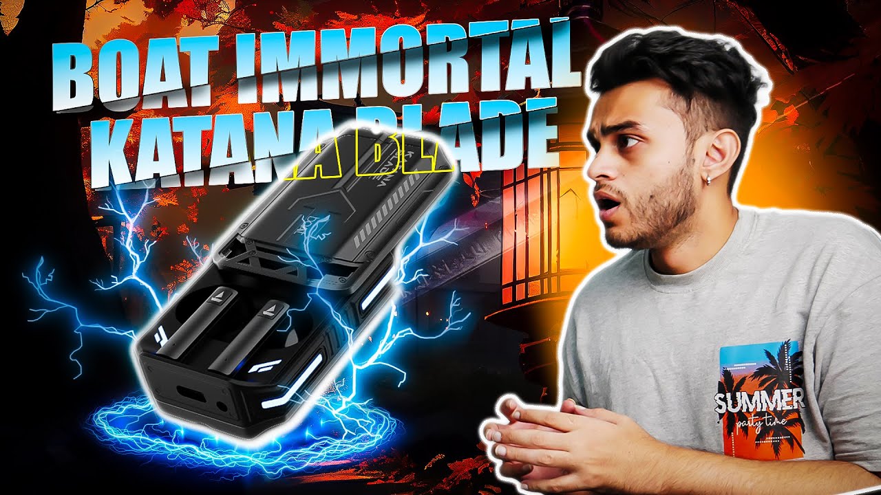 boAt Immortal Katana Blade Review & Unboxing | Best TWS Earbuds With ...