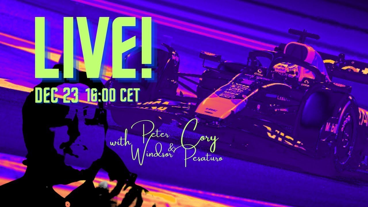 F1 livestream (video remastered) 1223 with Peter Windsor feat. Cory ...