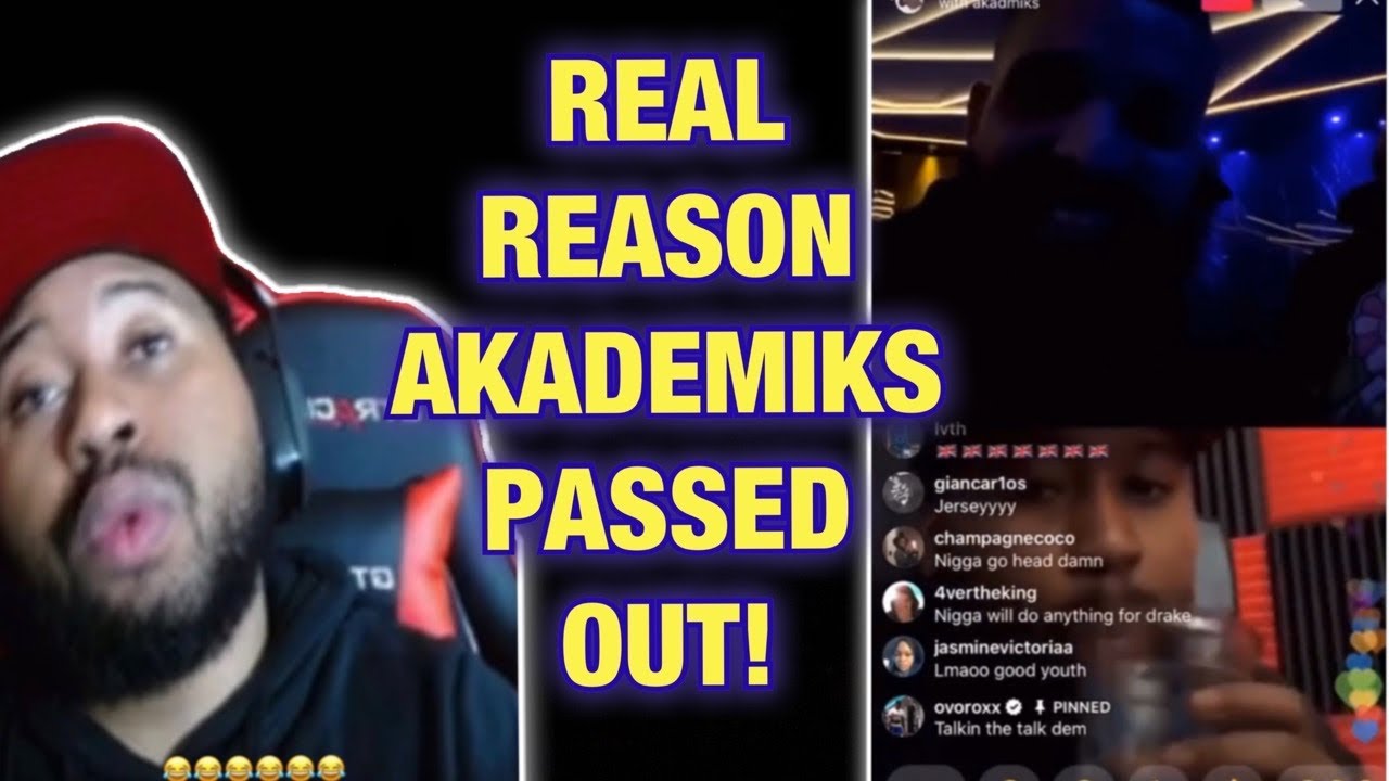 The Real Reason DJ Akademiks PASSED OUT on Livestream - YouTube