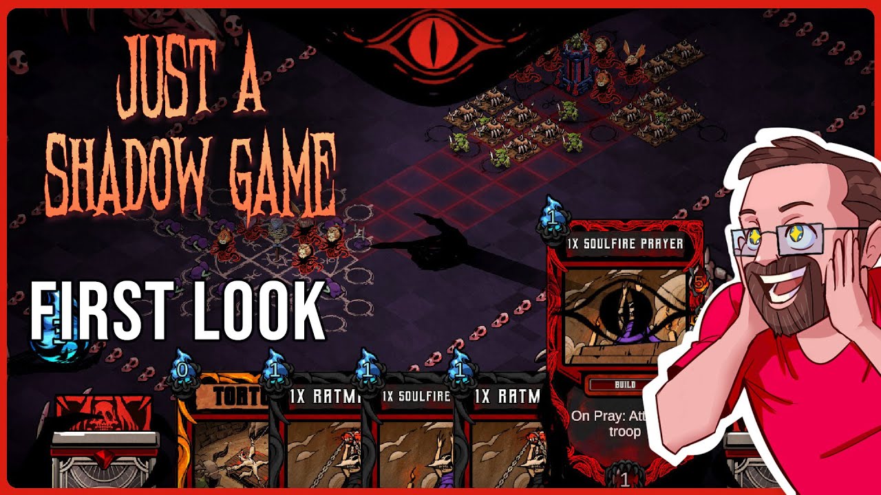 Evil Deckbuilding Tower Defense | Just A Shadow Game Demo - YouTube