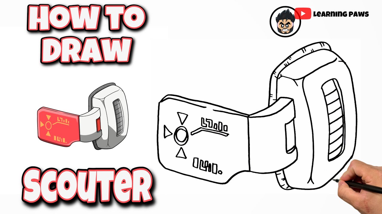 How To Draw Dragon Ball Z Scouter | DRAGON BALL Z #drawing # ...