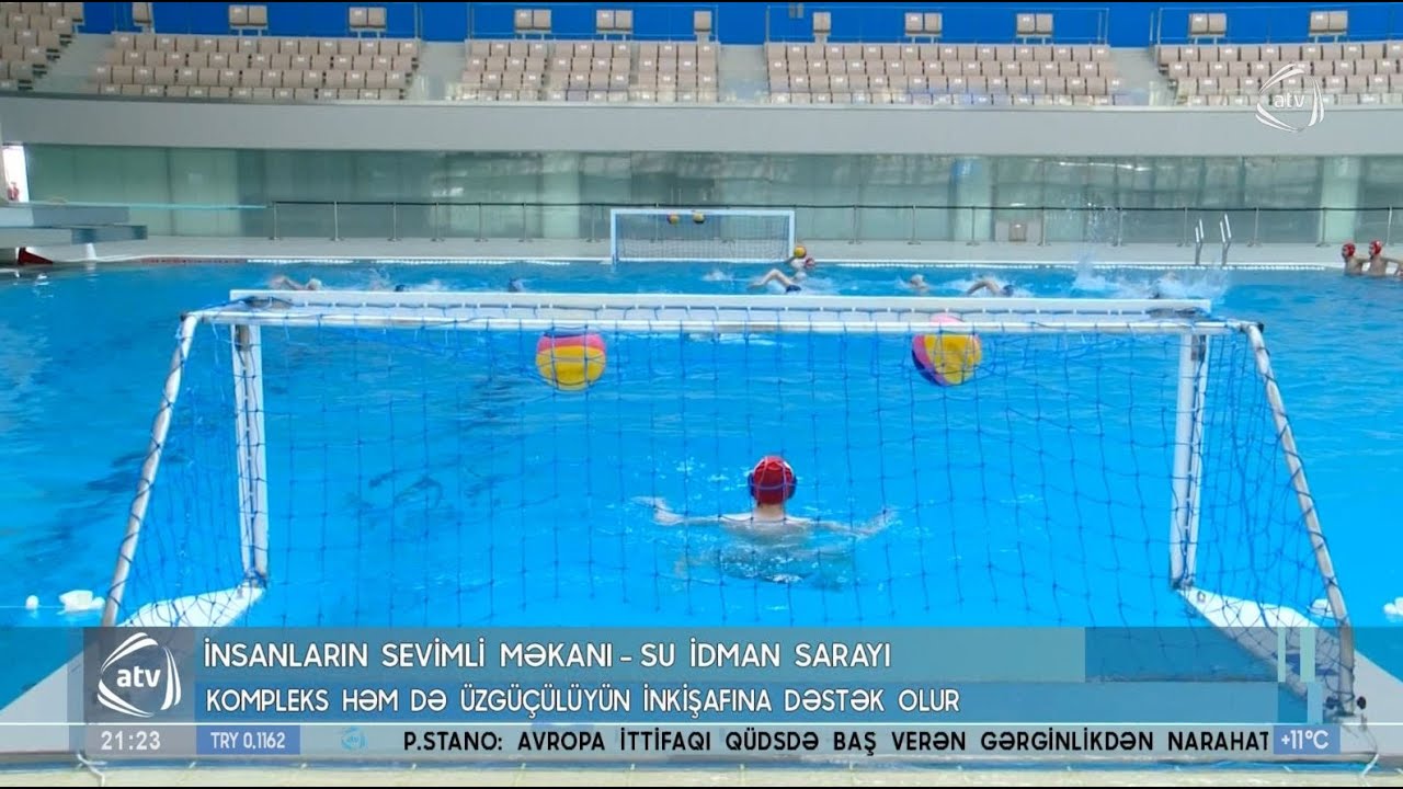 İnsanların sevimli məkanı – Su idman sarayı - ATV Xəbər - YouTube