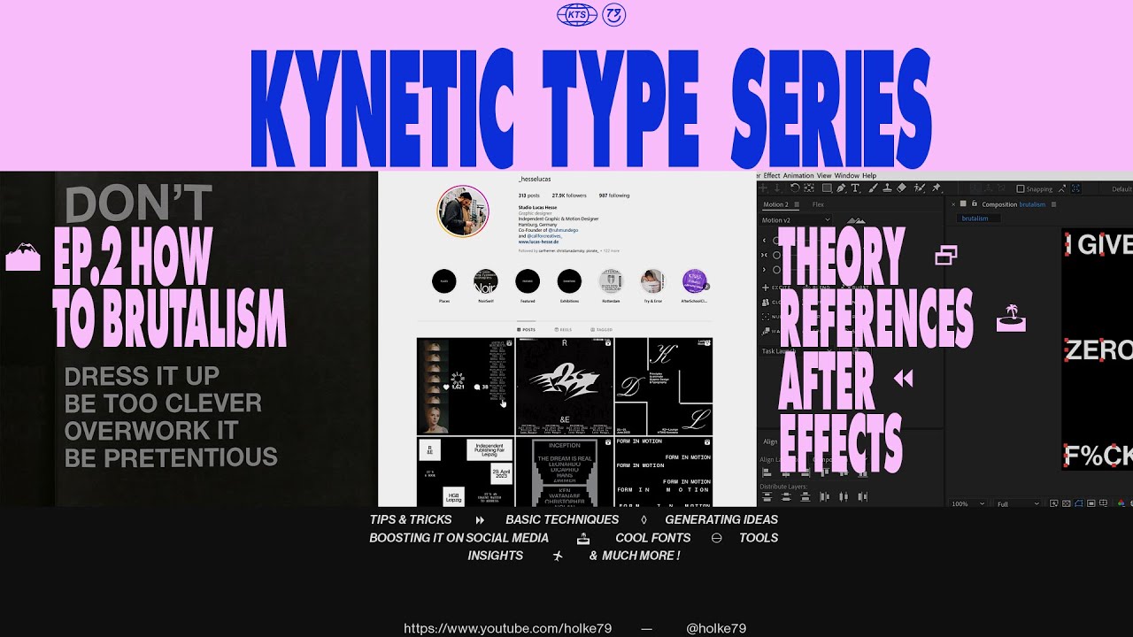 Kinetic Type Series® - How to Brutalism *Theory**Beginners* - YouTube