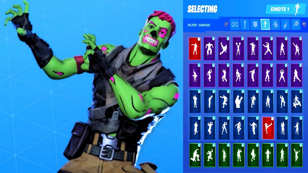 🔥 *NEW* Fortnite GHOUL TROOPER BRAINIAC Skin Showcase with All Dances ...