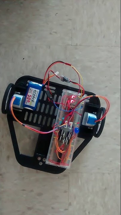 Diff drive robot with stepper motors zero turn - YouTube