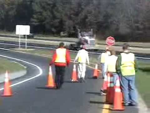 Rumble Strip Installation from Stop-painting.com - YouTube