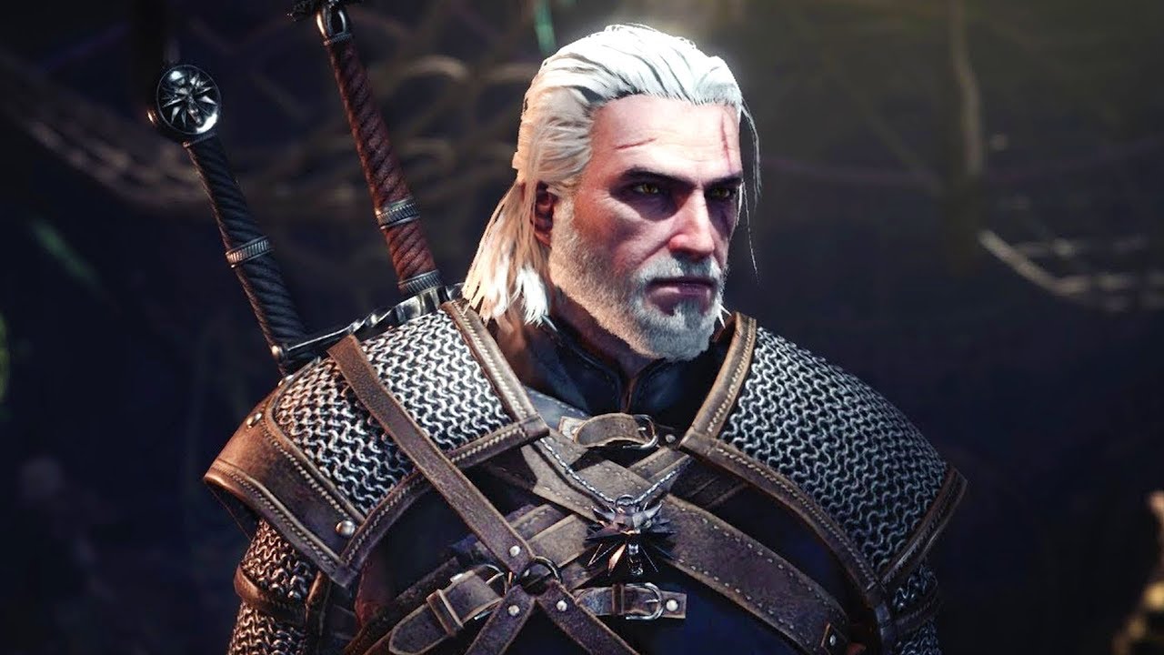 Geralt Of Rivea In MHW! Witcher 3 & Monster Hunter World Collaboration ...