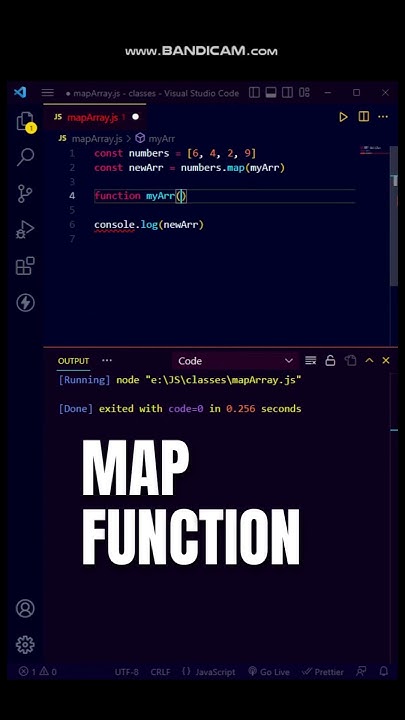 Map Method In Javascript 🤯🤩😱 Iterate Javascript Array Using Map Function Shorts Javascript