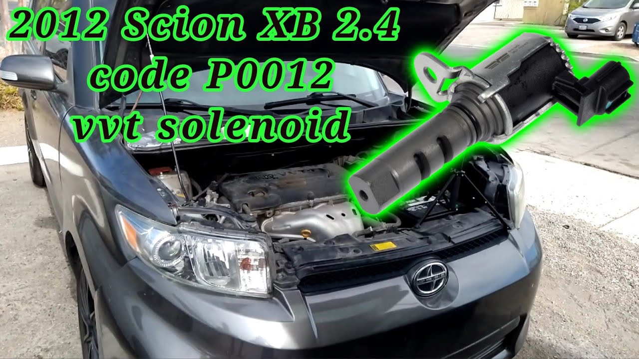 2012 Scion XB 2.4 código P0012 Cómo cambiar el solenoide de tiempo ...