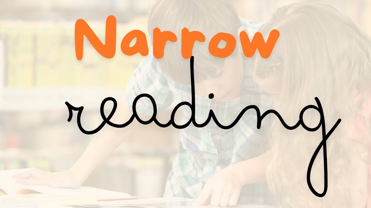 Narrow reading ‎‏ القراءة المركزة - YouTube