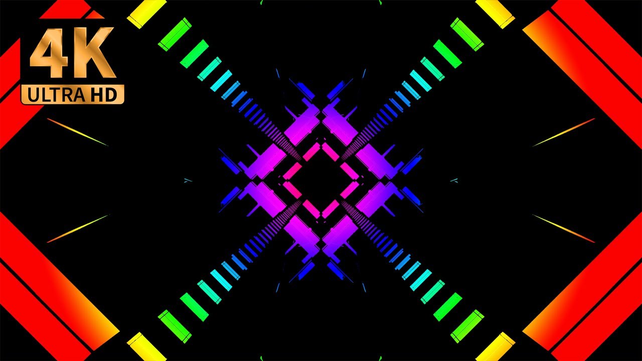 🌟 4K Abstract VJ Loop Video Background 🌟 Neon LED 🌟 No Copyright Free ...