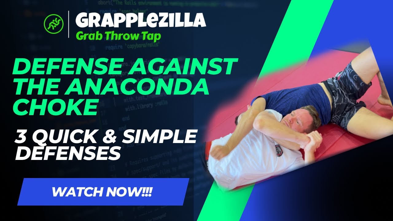 Defense Against Anaconda Choke - 3 Quick and Simple Tips! - YouTube