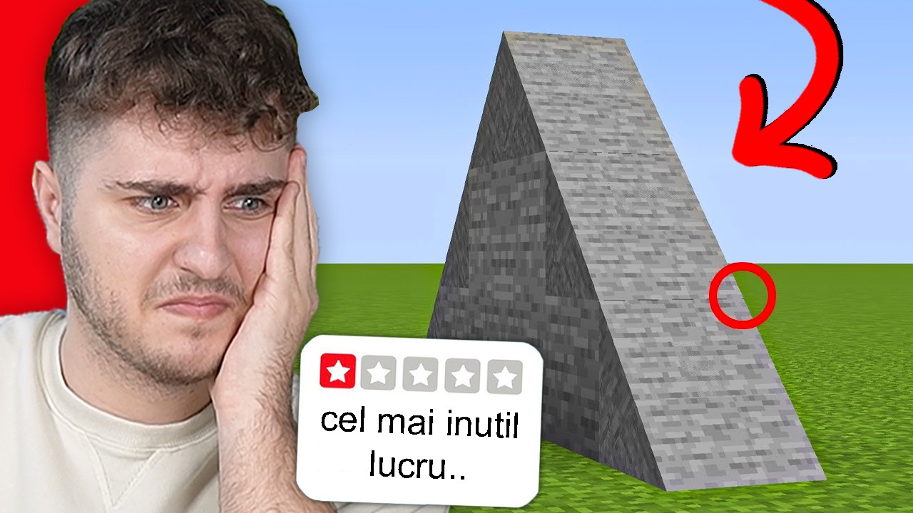 Testez Lucruri *INUTILE* pe Minecraft... - YouTube