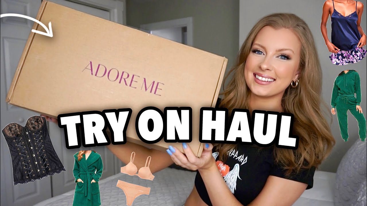 ADORE ME TRY ON HAUL! - YouTube