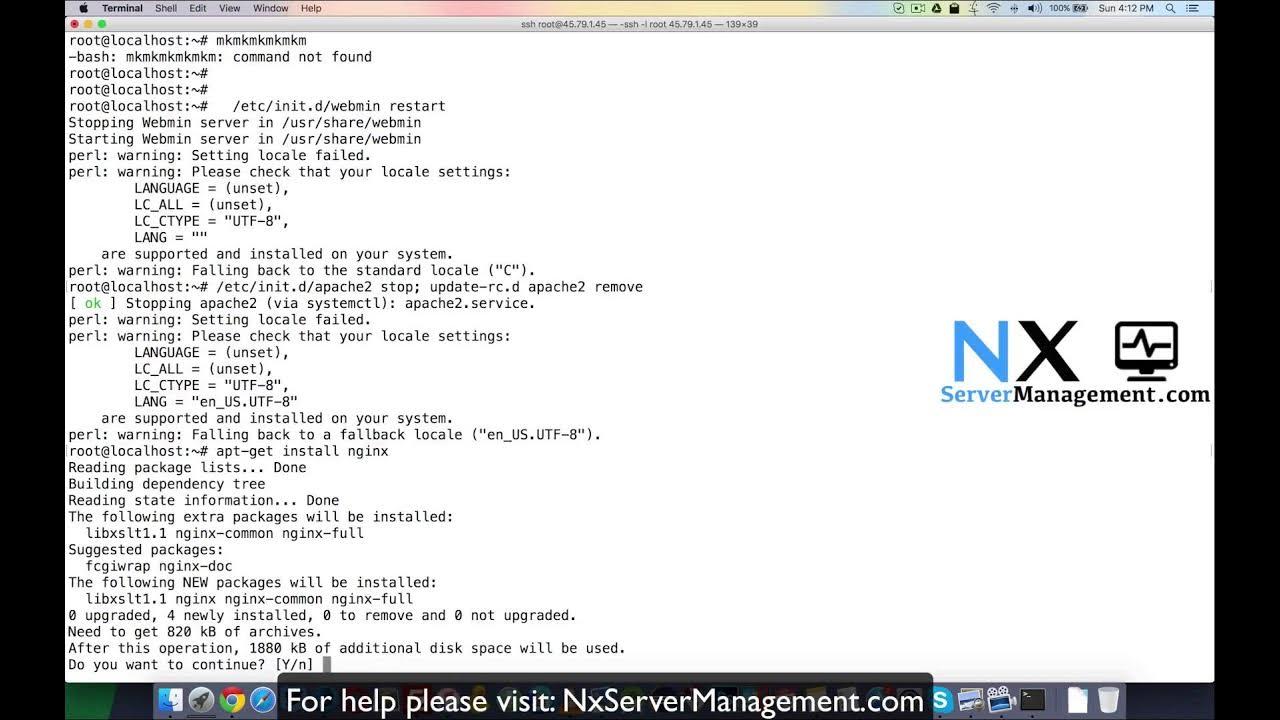 Installing Webmin & Virtualmin + Nginx + Adding a Domain Part - 2 - YouTube
