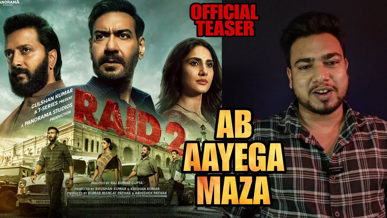 Raid 2 Teaser Review | Raid 2 Teaser Reaction | Ajay Devgan, Riteish ...