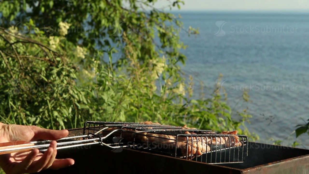 Barbecue in nature. Picnic - YouTube