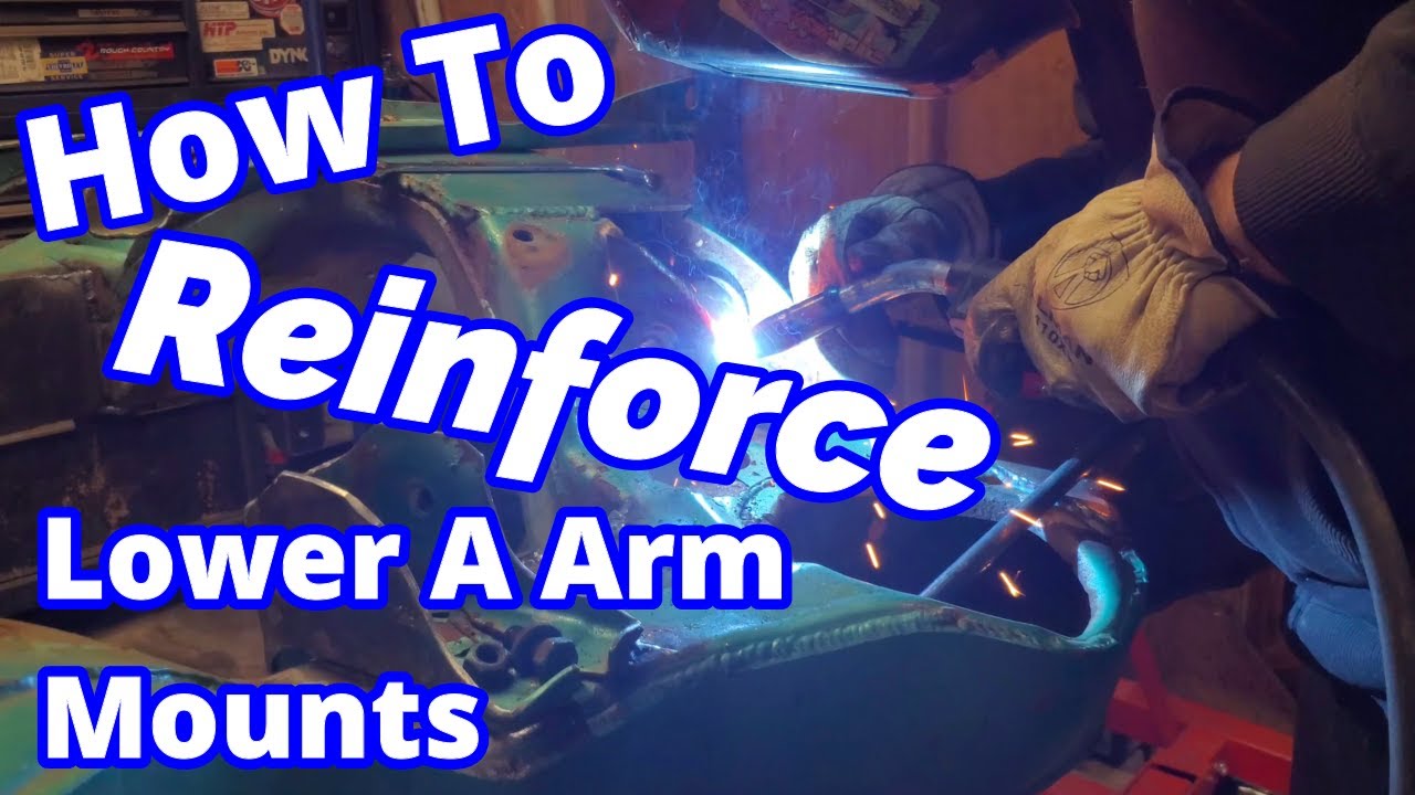 How To Reinforce Cadillac Lower A Arm Mounts - YouTube