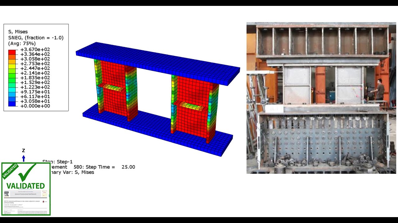 Cyclic behavior of low-yield-point steel shear panel damper in Abaqus ...