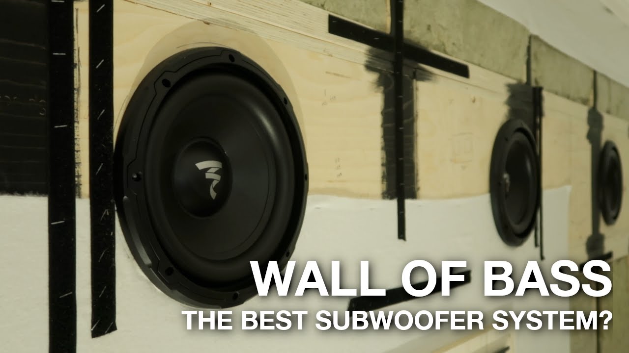 Wall of Bass - Bass Array System in Studio Installation - YouTube