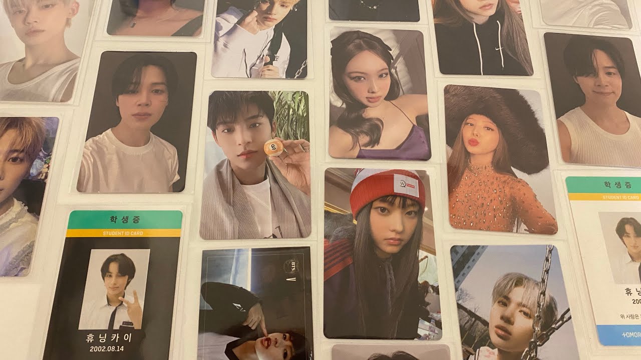 Storing 100+ Photocard •~• TXT, SVT, TWICE, BTS, NEW JEAN :) - YouTube