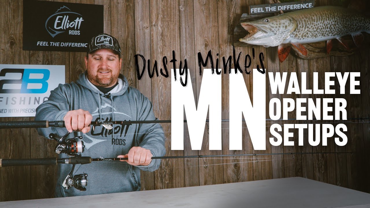 Dusty Minke's MN Fishing Opener Setups // Elliott Fishing Rods - YouTube