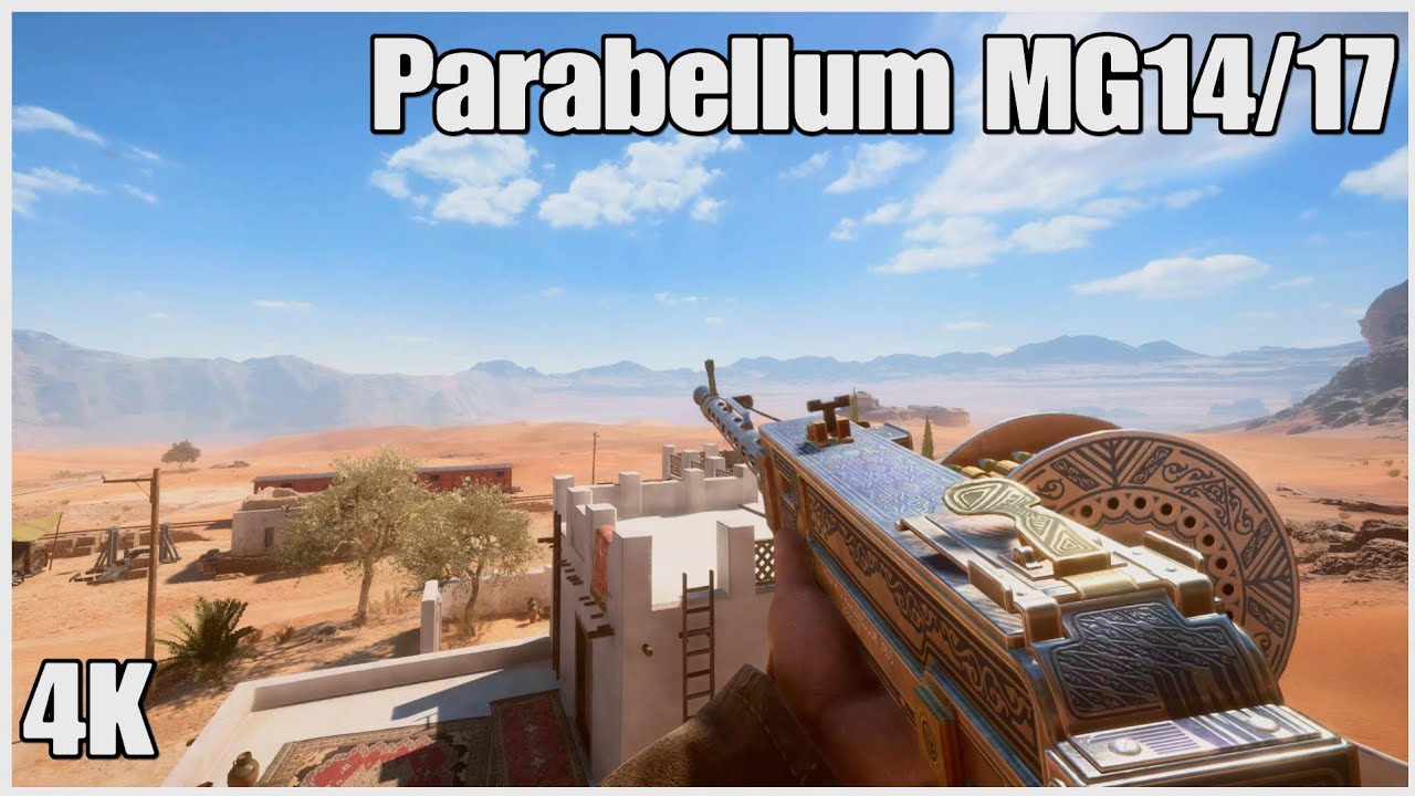 The perfect weapon for flanking? Parabellum MG14/17 | BF1 Forgotten ...