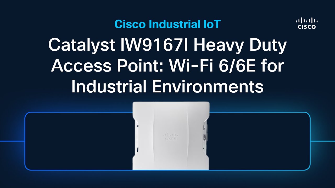 Catalyst IW9167I Heavy Duty Access Point Overview - YouTube