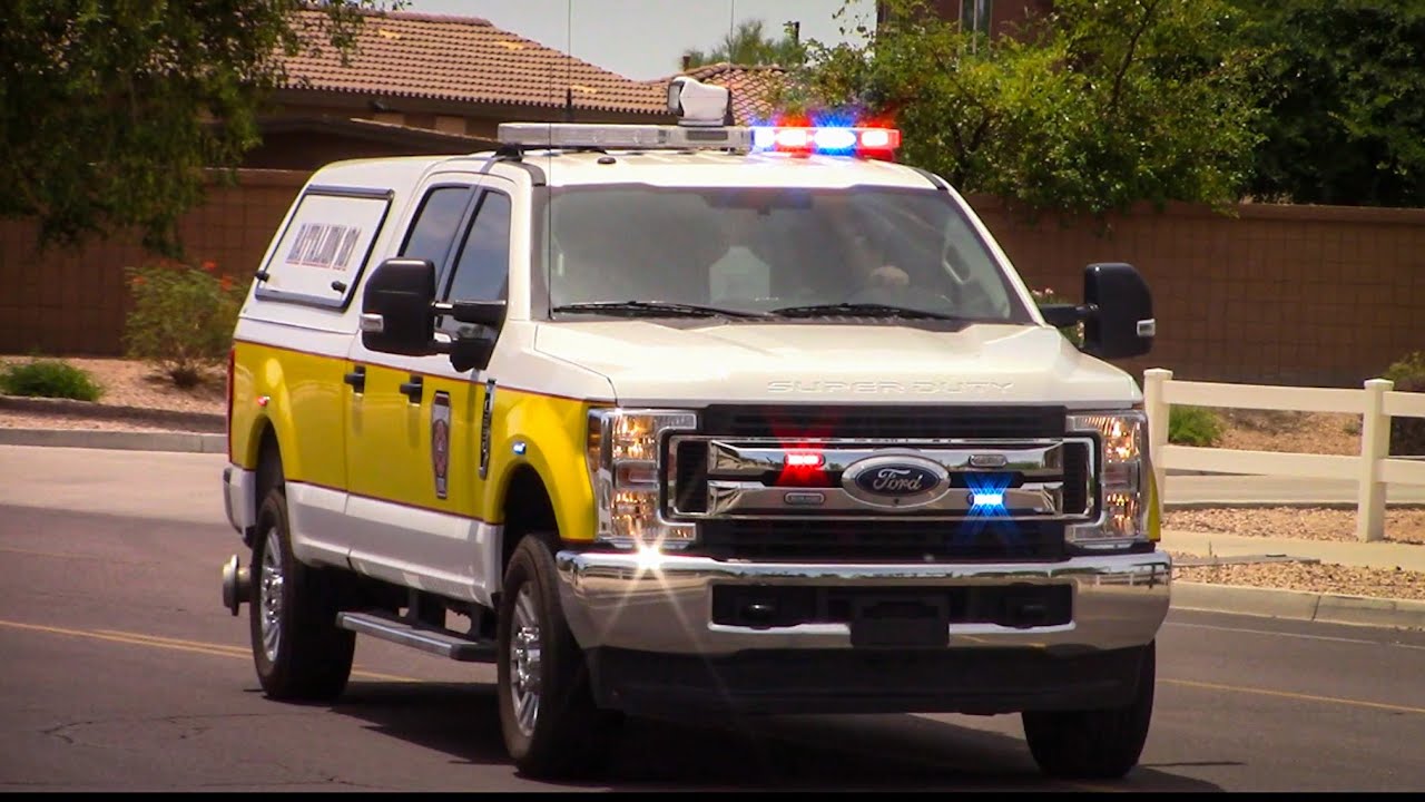 Goodyear Fire Dept. Battalion 181 Responding. - YouTube