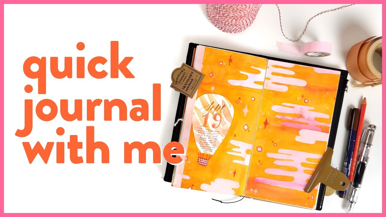 Journal Blitz | A Quick Journal with Me - YouTube