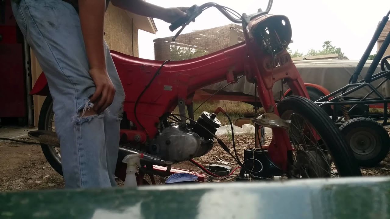 Bridgestone bs7 deluxe first start in 30 years - YouTube
