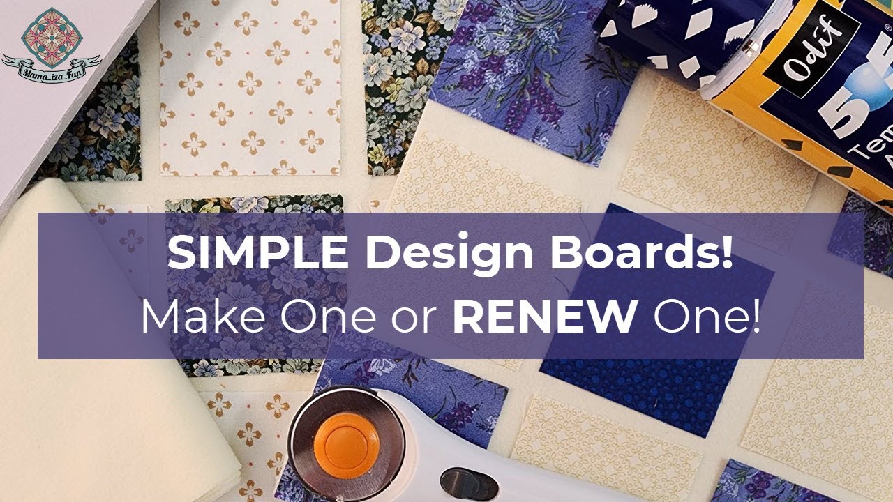 Simple Design Boards - Make one or Renew one! - YouTube