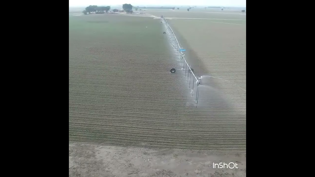 Mechanized wheat Irrigation with Center Pivot in Pakistan - YouTube