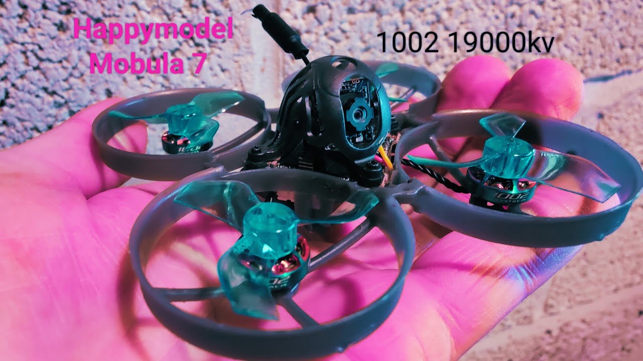 Happymodel Mobula 7 1002 19000kv : Freestyle Rip - YouTube