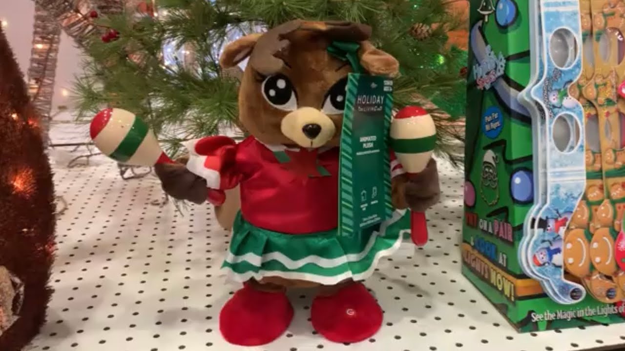 Gemmy animated Deluxe Happy Shufflers Maracas Reindeer - YouTube