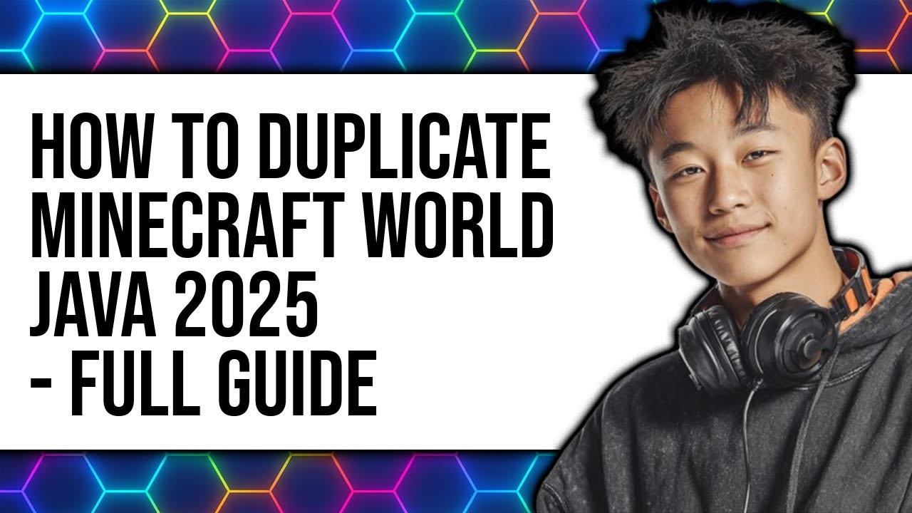 How To Duplicate Minecraft World Java 2025 - Full Guide - YouTube